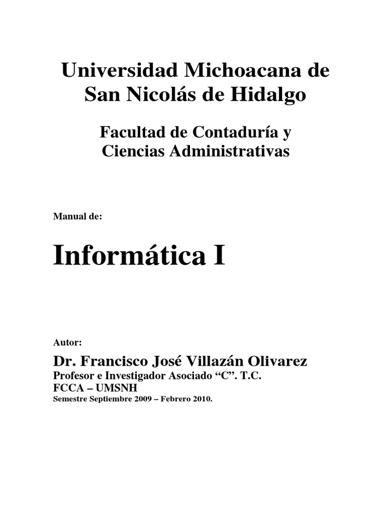 LIBRO 31 Manual de Informatica | PDF