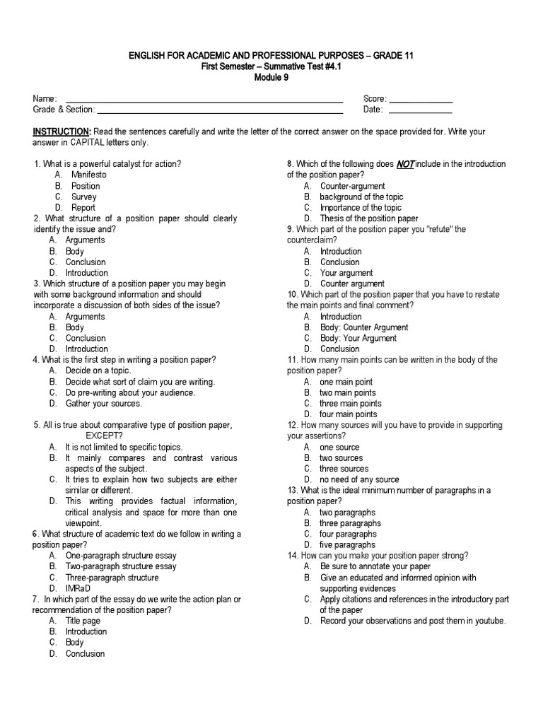 Eapp ST PT 4.1 | PDF | Essays | Argument