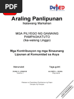 Araling Panlipunan Group 1 Funan at Angkor | PDF