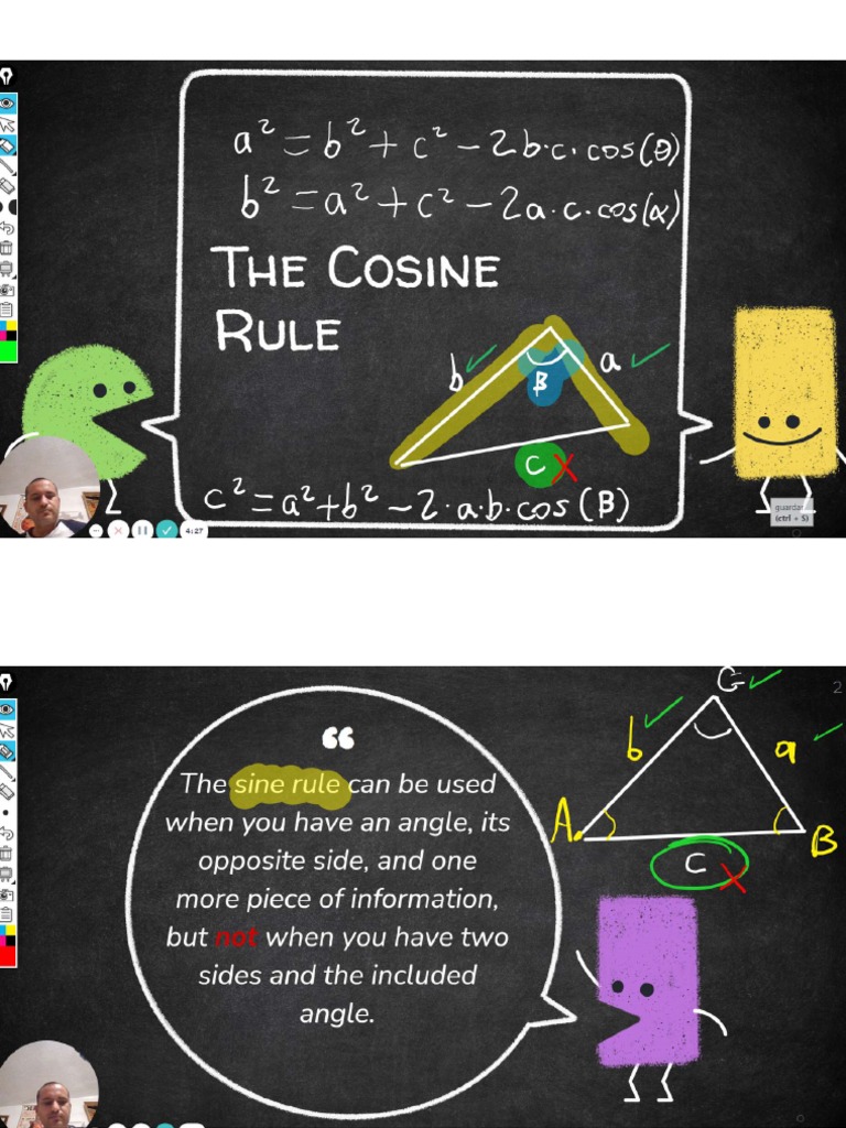Cosine Rule Example | PDF