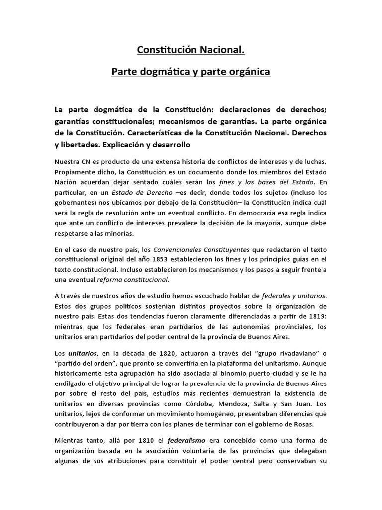 Constitución Nacional Pdf Completa – ITZNS