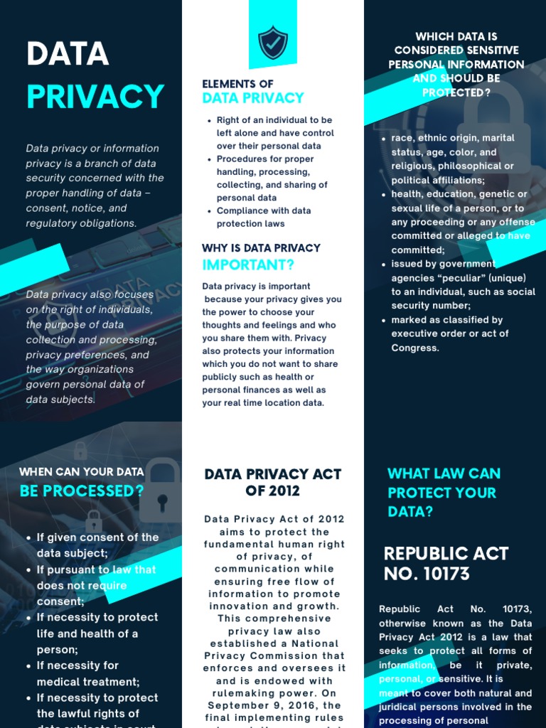 What Is Data Privacy - Brochure | PDF | Information Privacy ...