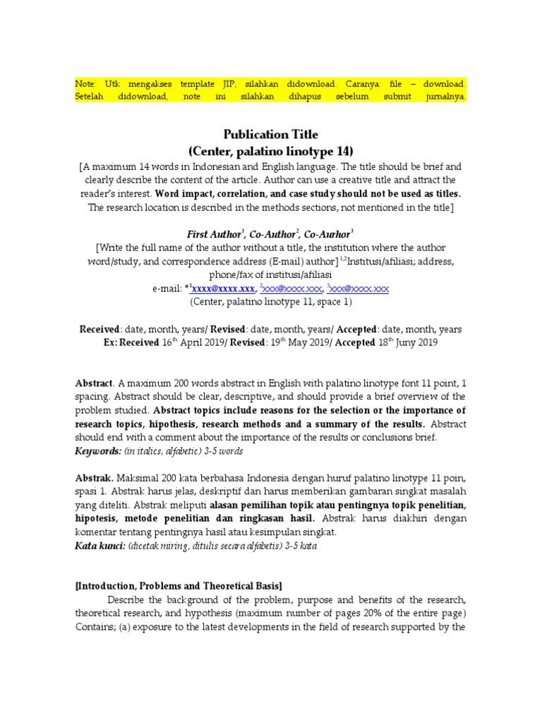 Template Jip (2022) | PDF | Statistics | Science