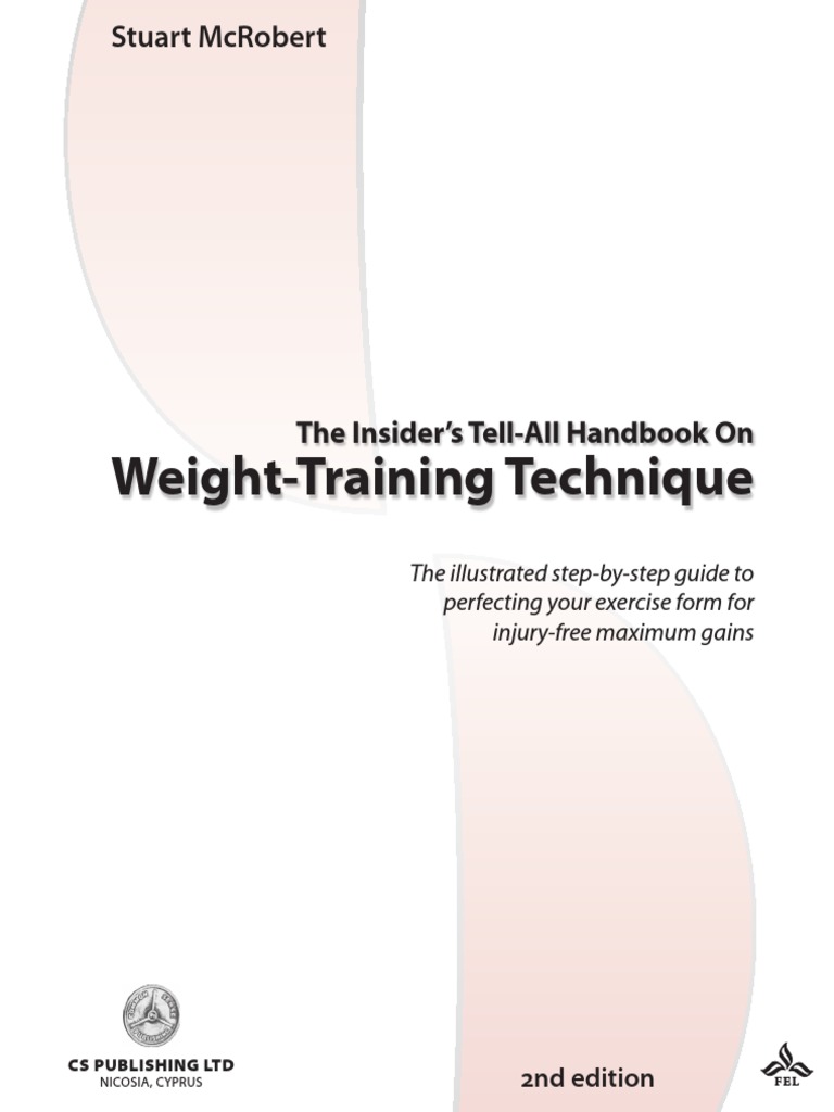 Weight Training Technique Part5 | PDF