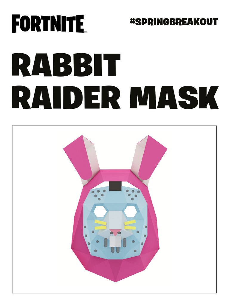 Rabbit Raider Mascara - Blanco y Negro | PDF | Paper | Printer (Computing)