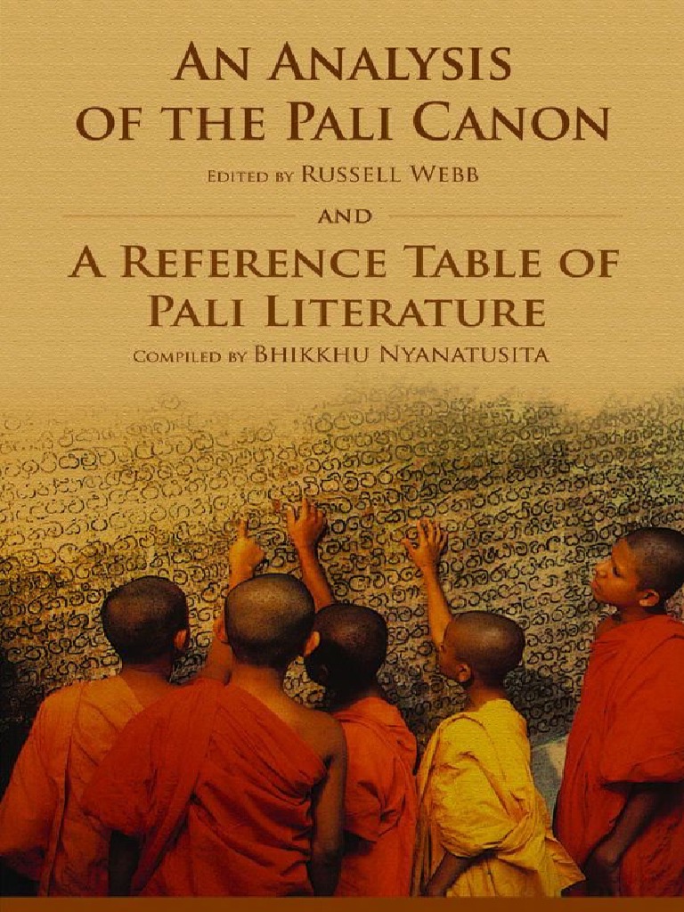 Analysis-Of-The-Pali-Canon and Reference Table of Pali Canon | PDF ...