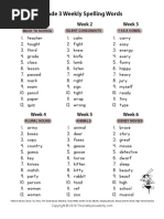 2nd Grade Dictation Sentences Printable Version | PDF