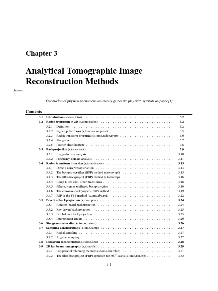Radon Pdf Fourier Transform Convolution