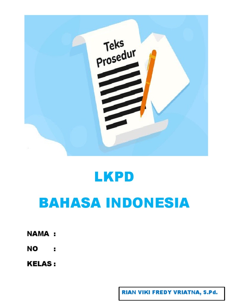 LKPD Teks Prosedur | PDF | Hukum