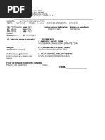 Receta Simi Editable | PDF