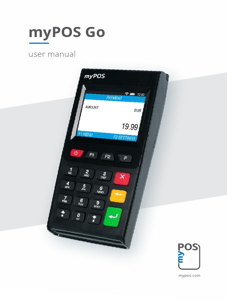 Mypos Go: User Manual | PDF | Visa Inc. | Receipt