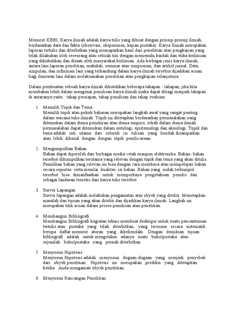 Diskusi 5 - Karya Ilmiah | PDF