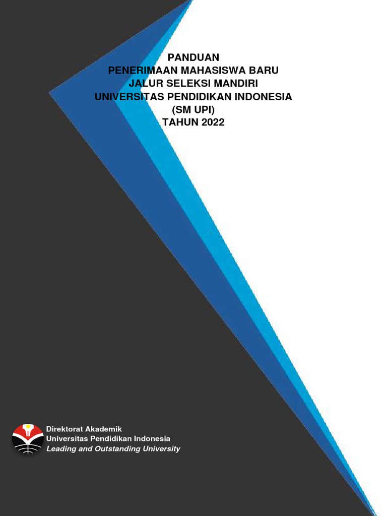 Panduan SM UPI 2022 | PDF