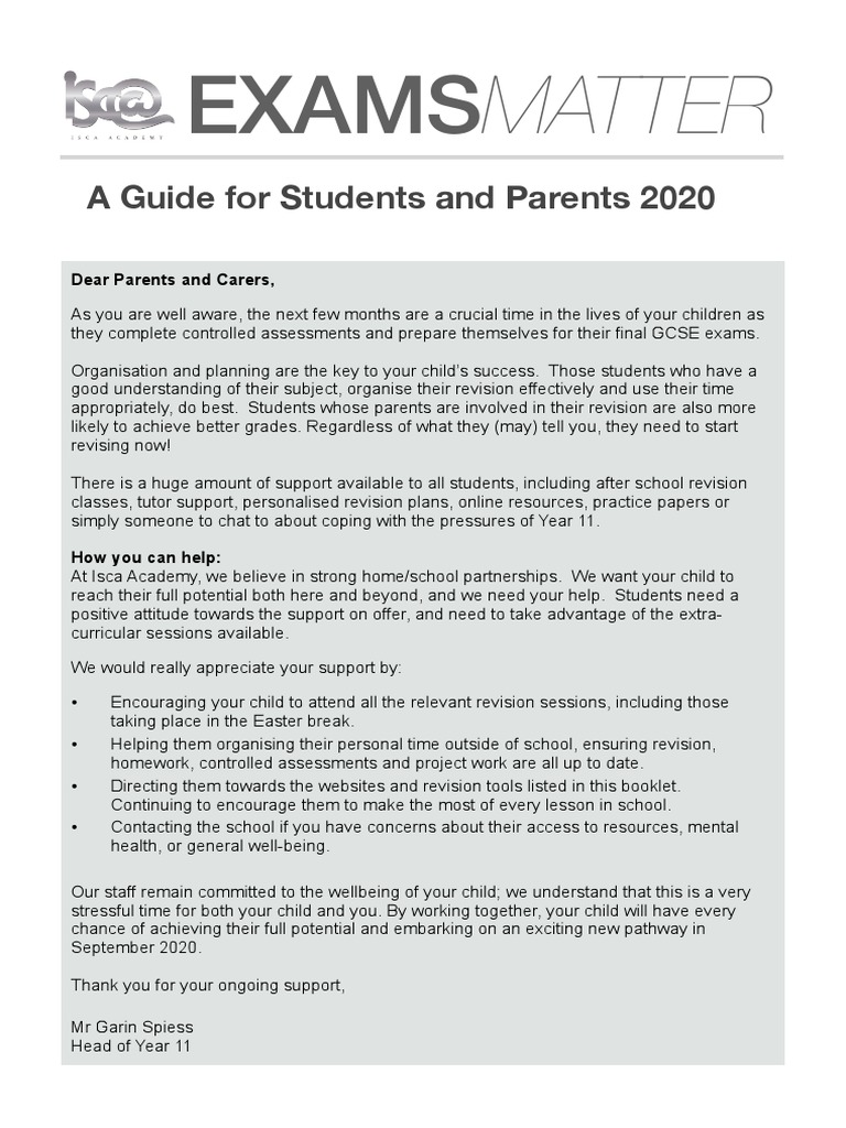 Year 11 Revision Guide 2020 FINALv2 | PDF | Chemical Reactions | Test ...