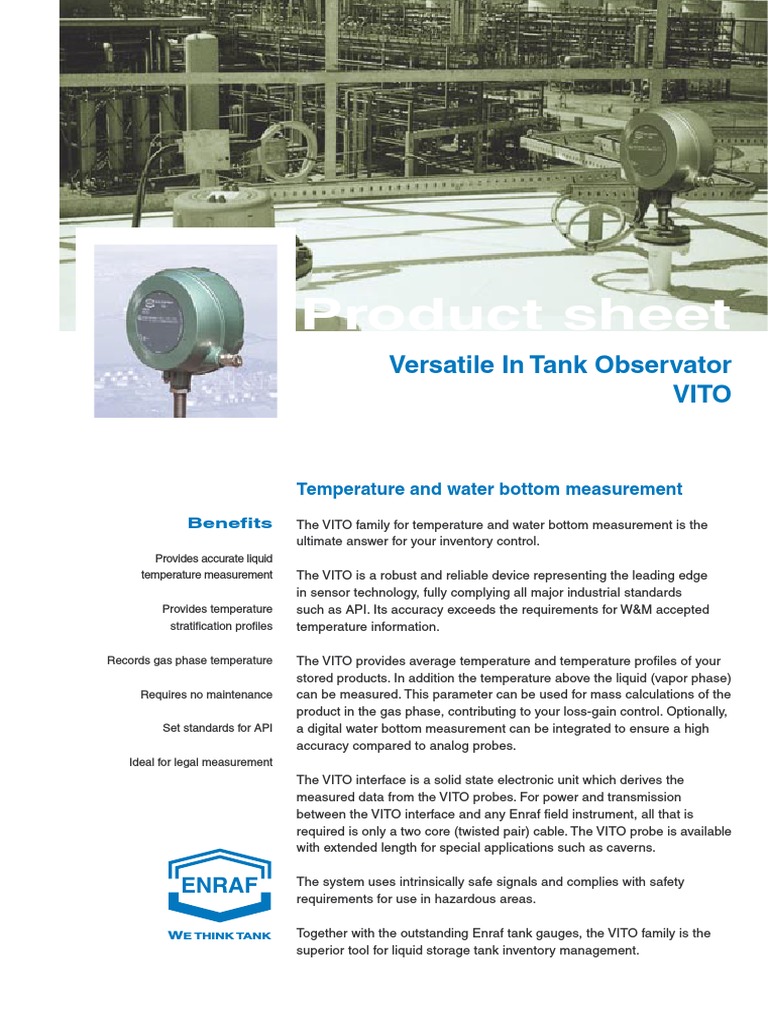 VITO Introduction Manual | PDF | Pipe (Fluid Conveyance) | Accuracy And ...