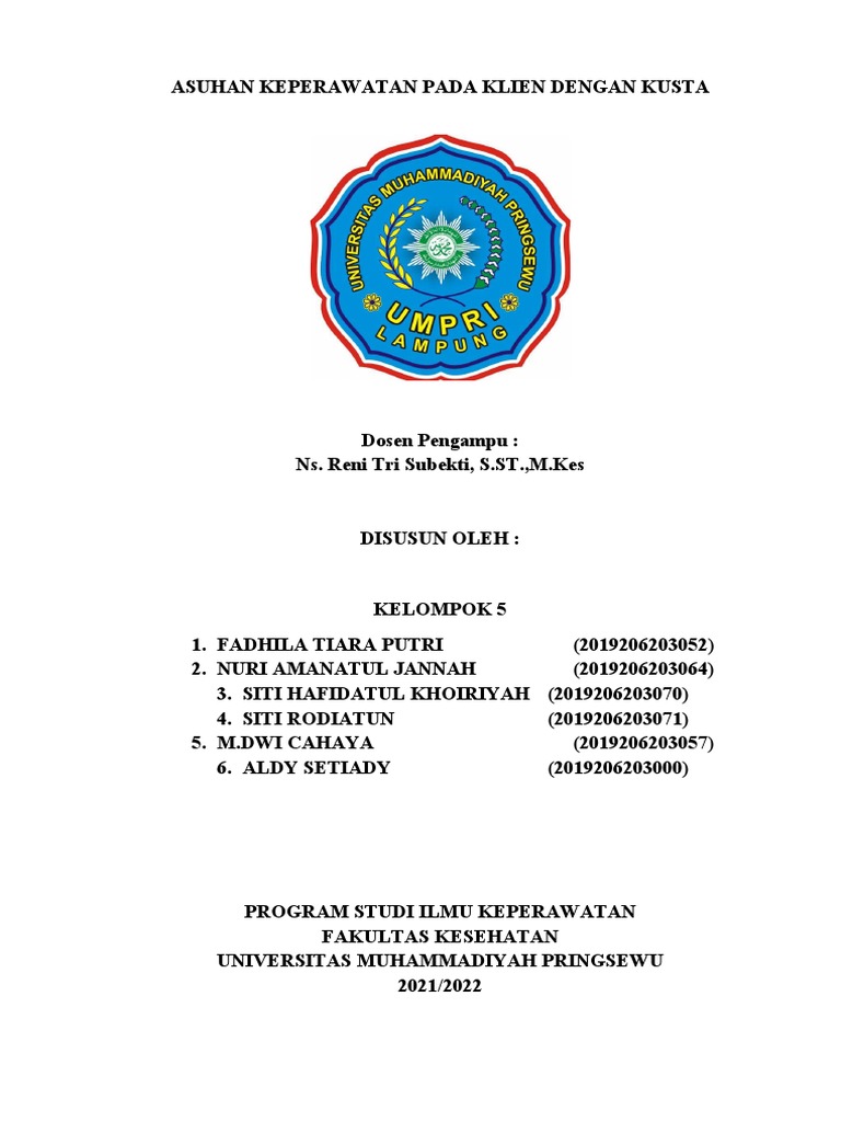 Askep Kusta Kel 5 | PDF