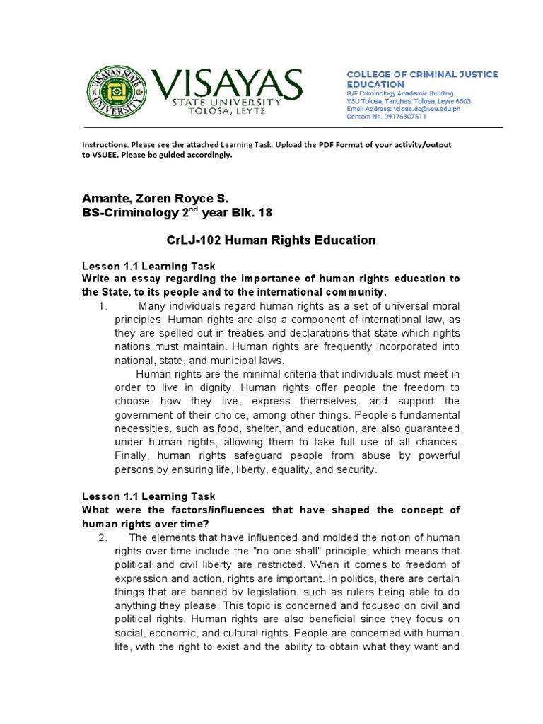 Human Rights Module 1-4 | Download Free PDF | Human Rights | Rights