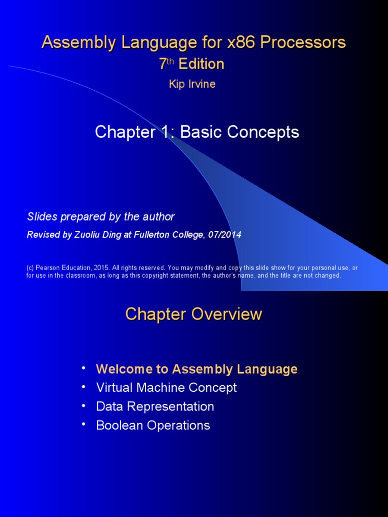 Assembly Language For x86 Processors | Download Free PDF | Java Virtual ...