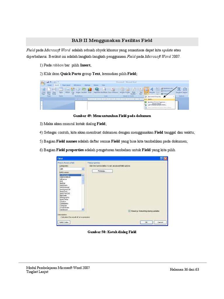Fasilitas Field | PDF