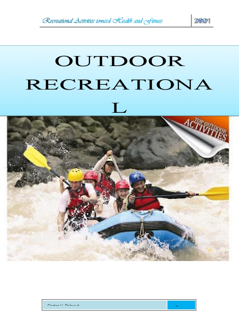 Benefits of Outdoor Recreation Activities | PDF | Recreational Fishing ...