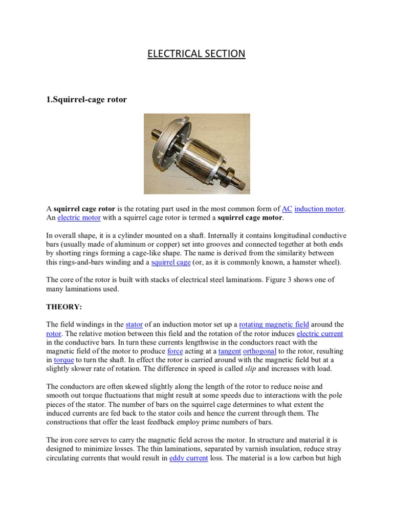 Electrical Section | PDF