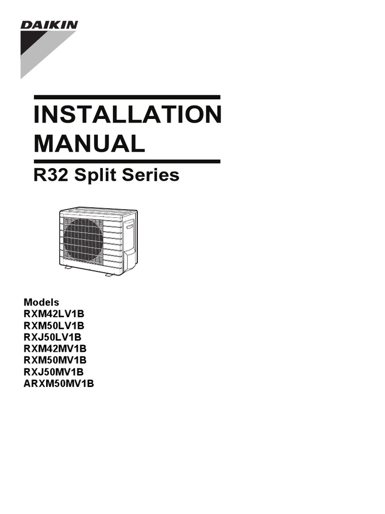 SPLIT OUTDOOR UNIT - Installation Manuals-English | PDF