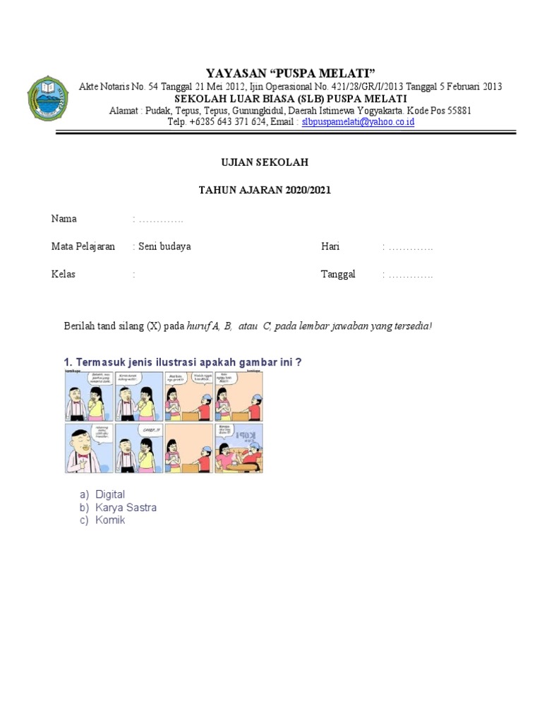 Soal USEK 2021 | PDF