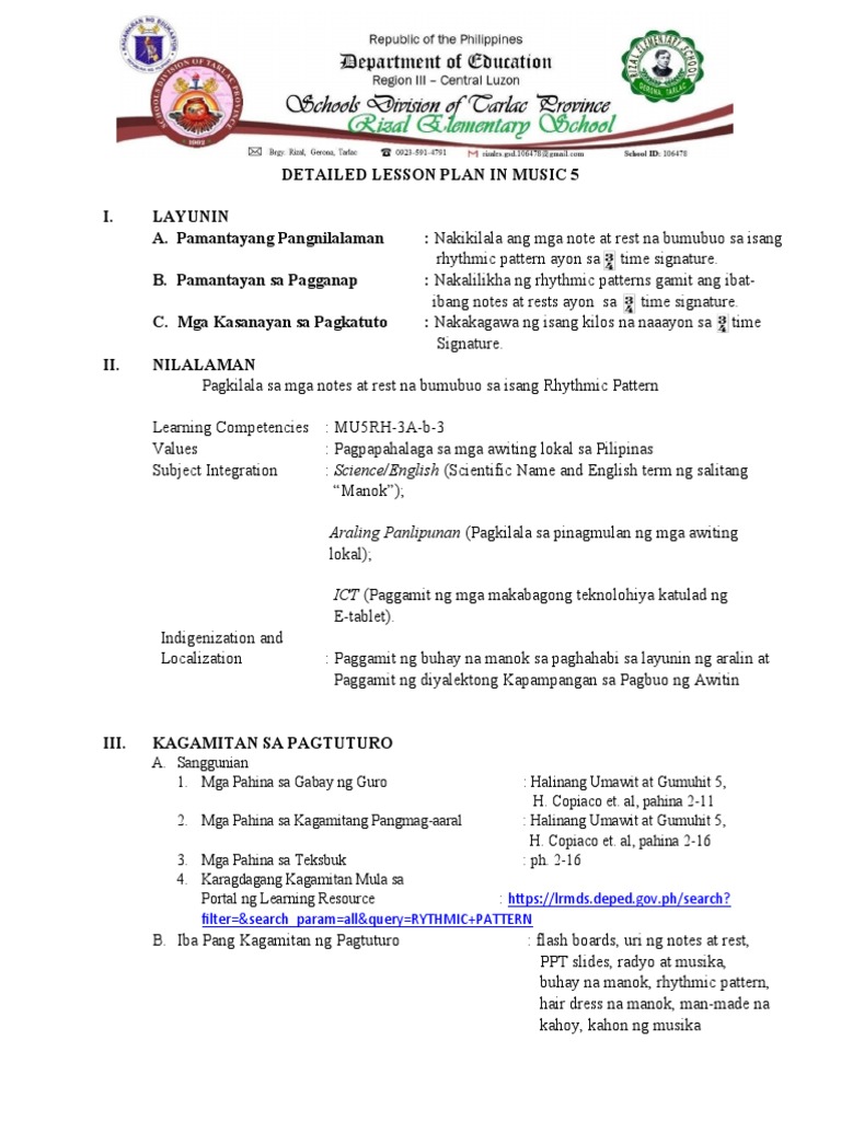 Lesson Plan of Sir Allen | PDF