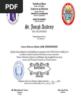 Sample Template For Grade 10 Certificate of Completion | PDF