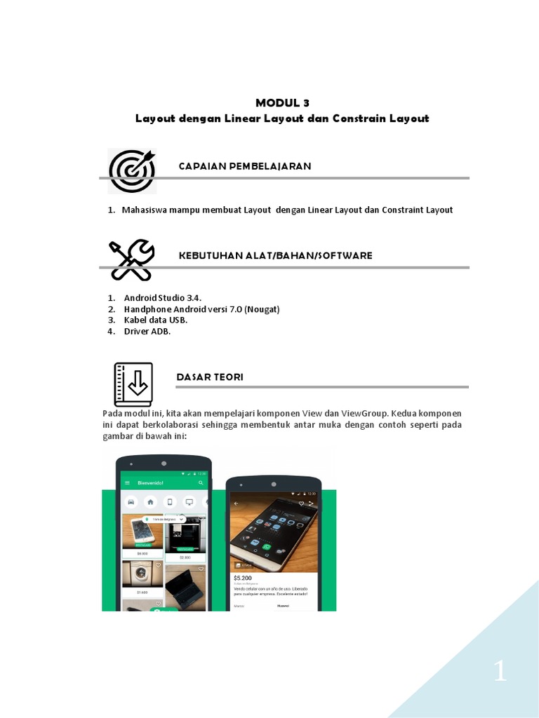Modul 3 Praktikum Pemrograman Mobile | PDF