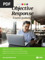 CIPS L5M4 - LO1 Questions and Sample Answers | PDF | Performance Indicator | Procurement