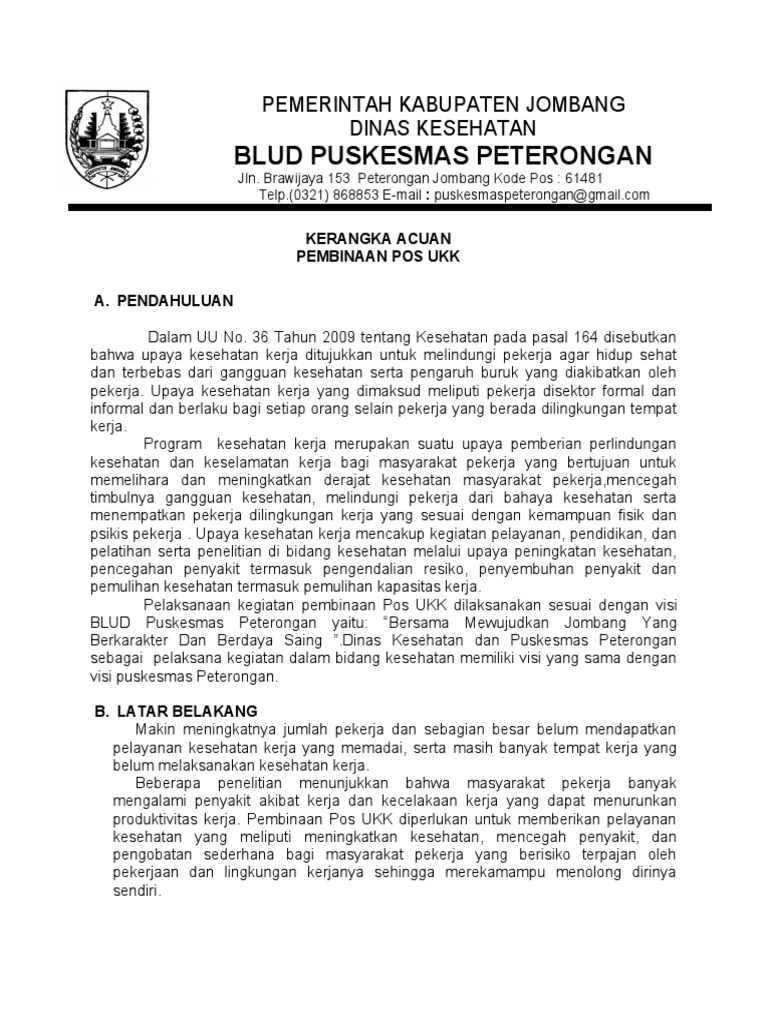 Kak Pembinaan Pos Ukk | PDF