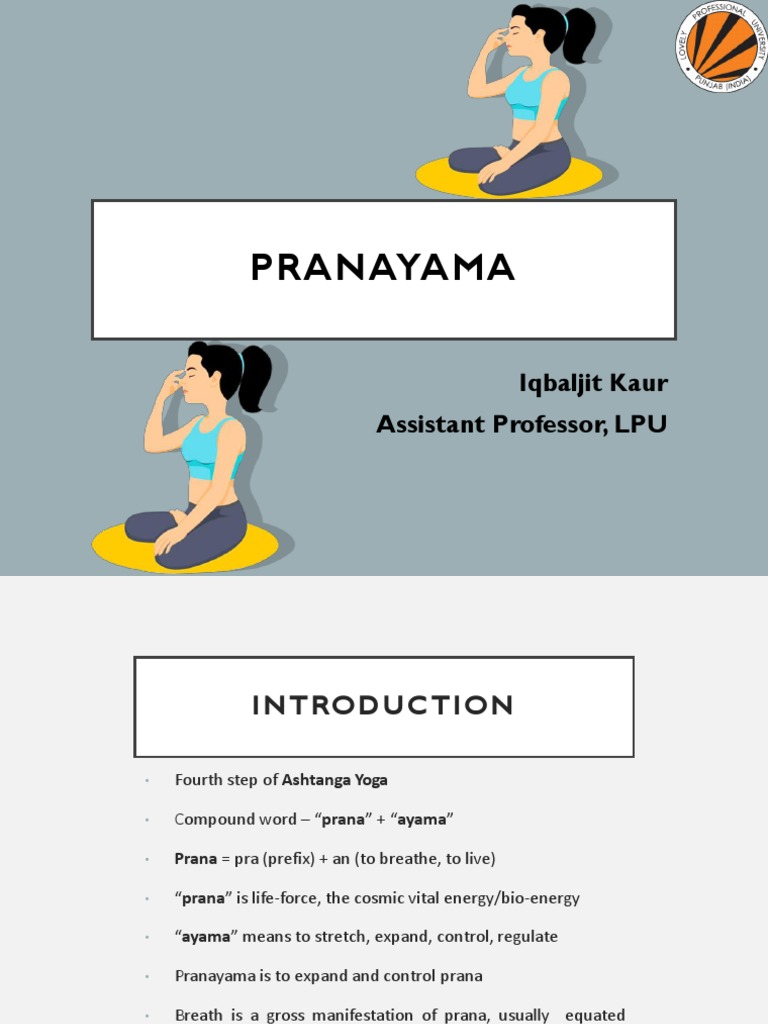 Pranayam A | PDF | Breathing | Prana