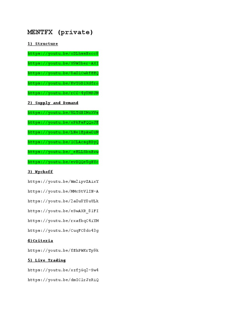 MENTFX (Private) : 1) Structure | PDF