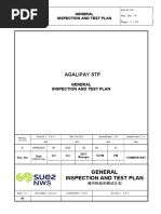 Sample Inspection and Test Plan ITP Form Template-40237 | PDF ...