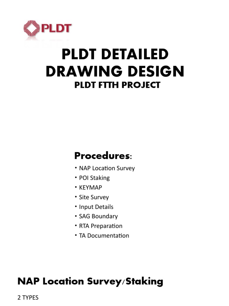 PLDT Detailed Design Drawing | PDF