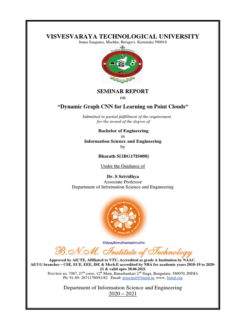 B.N.M. Institute of Technology: Visvesvaraya Technological University ...