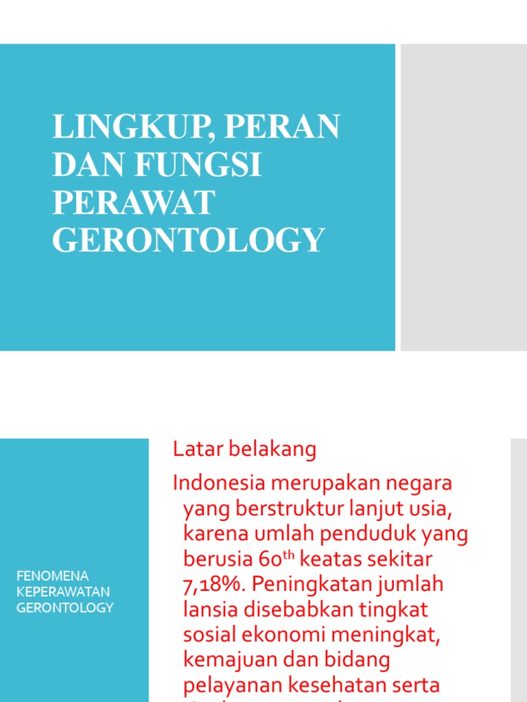 Layanan Perawat Gerontology | PDF