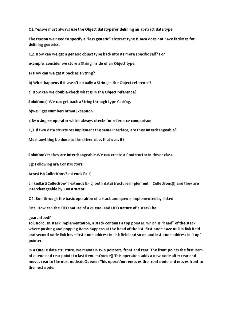 Unit 4 Solution Pdf Queue Abstract Data Type Pointer Computer Programming 