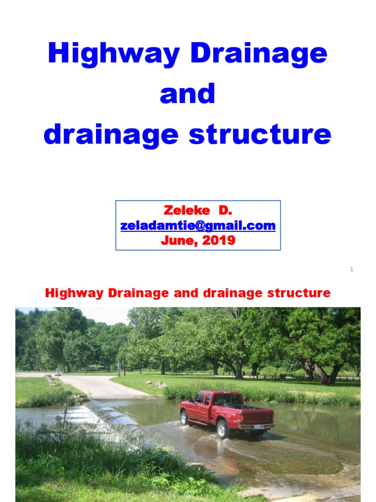 Part V Drainage and Drainage Structures | PDF | Drainage Basin | Flood