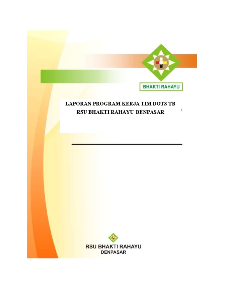 Laporan Program Kerja Tim Dots TB | PDF