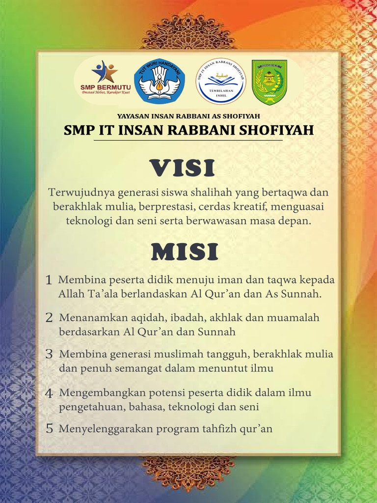 Design Visi Misi SMP | PDF