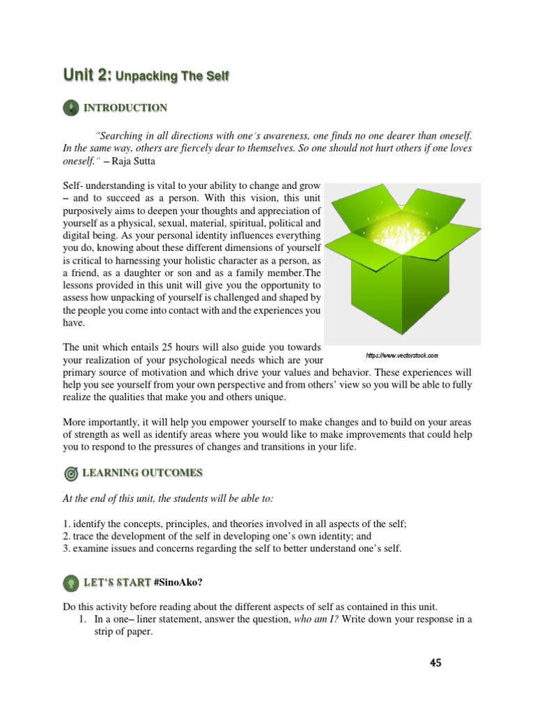 Understanding the Multidimensional Self | PDF | Self Esteem | Self Concept