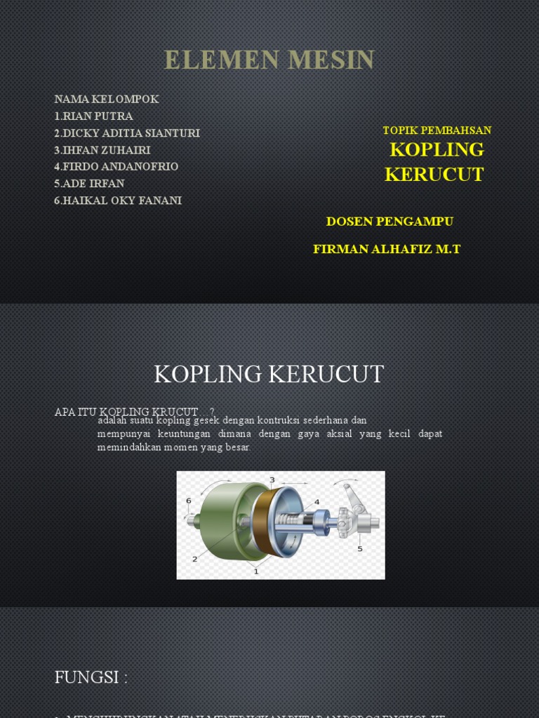 KOPLING KERUCUT Kel4 | PDF