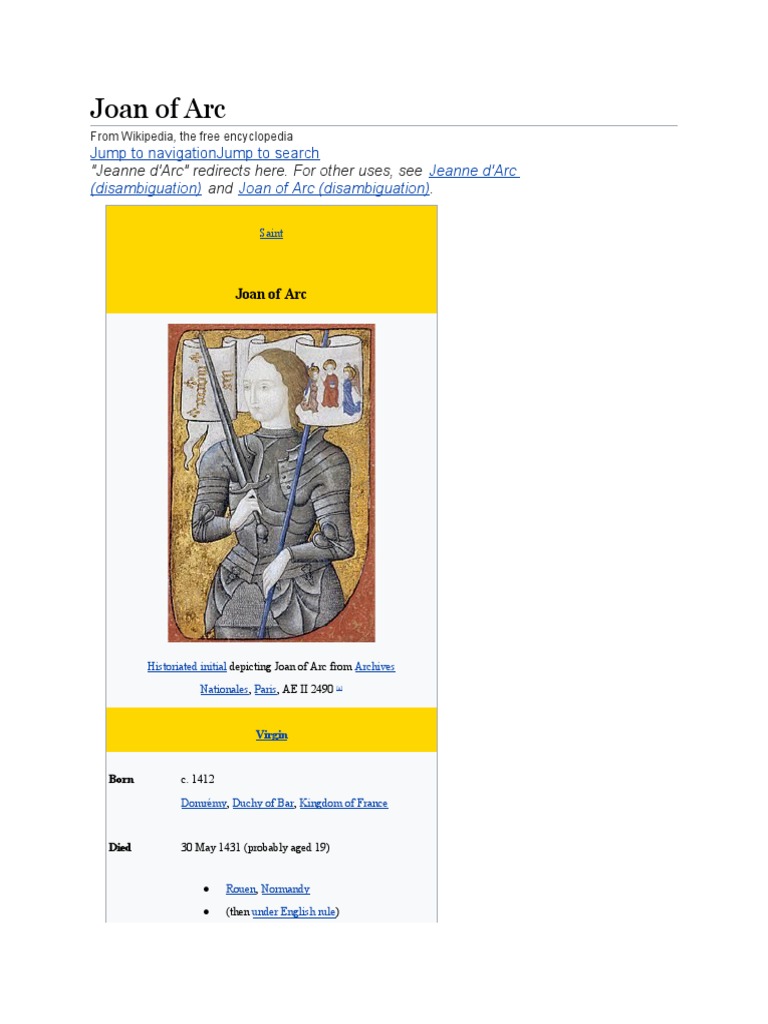 Joan of Arc | PDF | Joan Of Arc | Kingdom Of France
