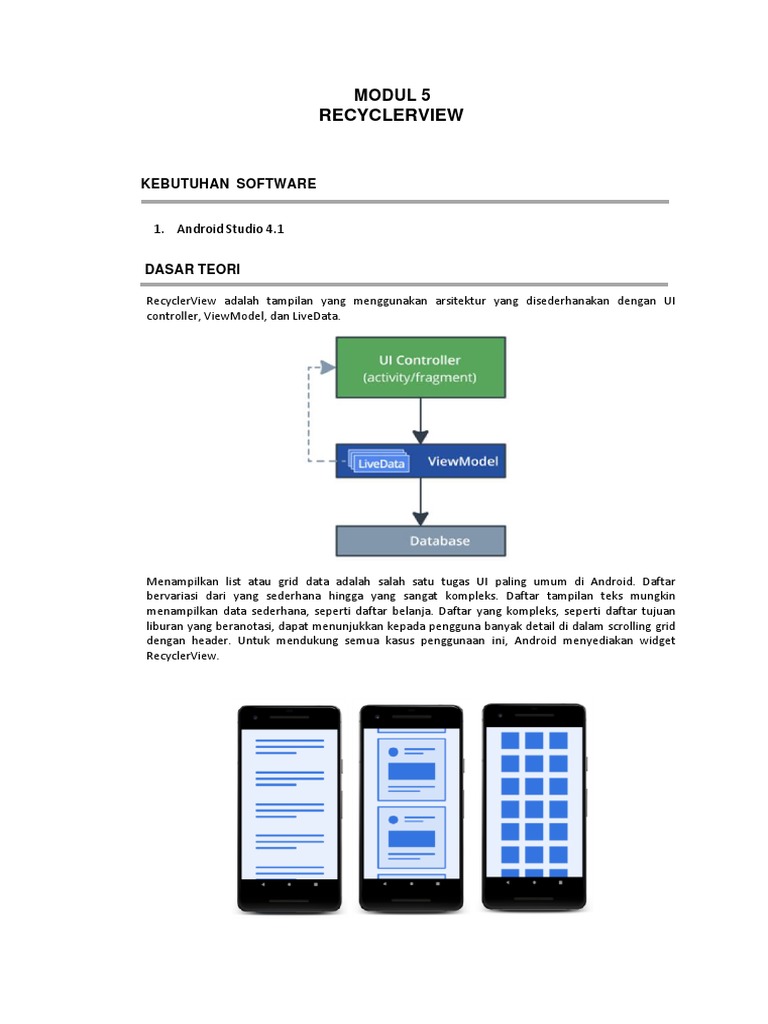 Modul 5 Praktikum Pemrograman Mobile | PDF