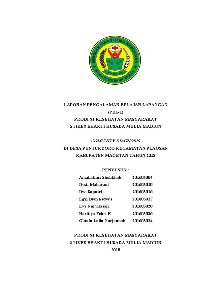 LAPORAN PBL Kel.3 | PDF