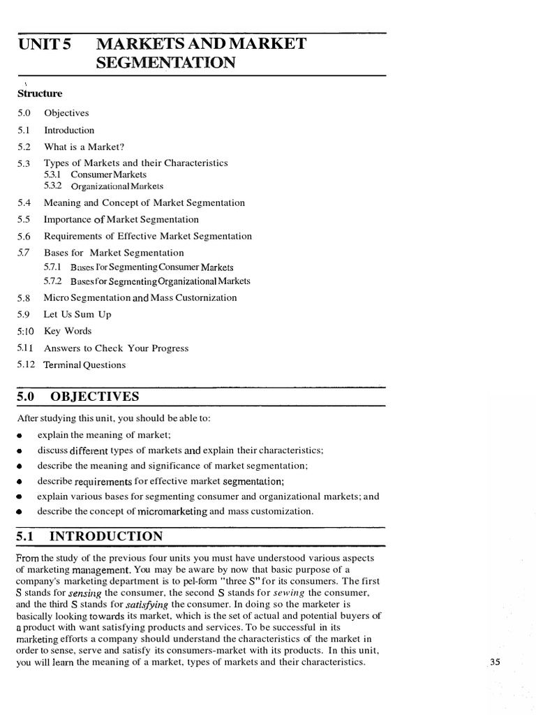 Understanding Consumers and Selecting Target Markets | PDF | Market ...
