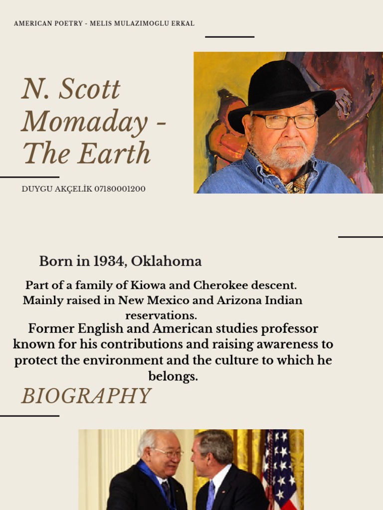 N. Scott Momaday - The Earth Presentation | PDF