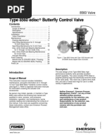 Fisher D4 Control Valve Manual | PDF | Pounds Per Square Inch | Valve